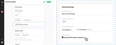 Merge PDF Output