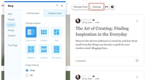 Wix Blog Understanding Your Blog Pages Help Center Wix Com