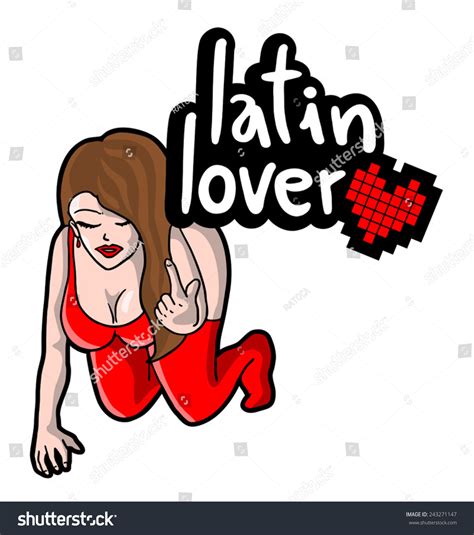 Latin Lover Woman Stock Vector Royalty Free Shutterstock