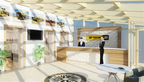 Вагнер Ази Тоног Төхөөрөмж ХХК ийн Лобби заалны дизайн