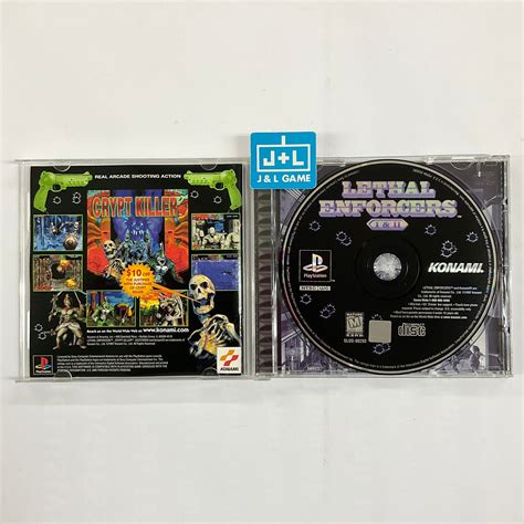 Lethal Enforcers I And Ii Ps1 Playstation 1 Pre Owned Jandl Video