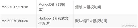 高危端口基本了解 csdn博客
