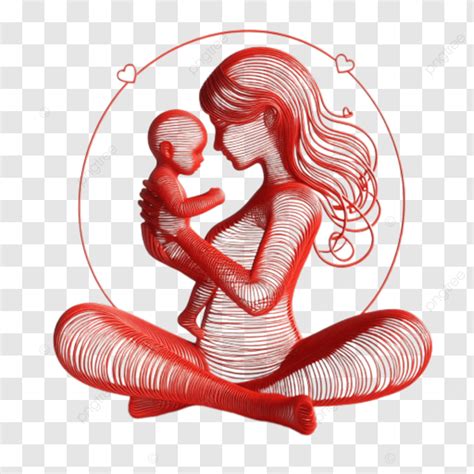 Mother Day In Neon Style Vector Transparent Background Mother Day In Neon Mother Day Mother S