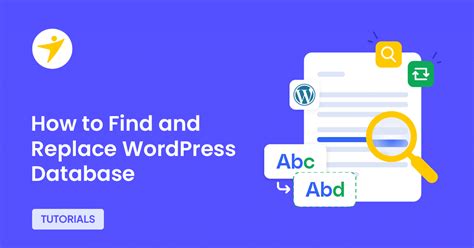 how to find and replace text in the wordpress database yaycommerce