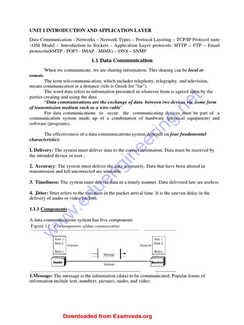 Unit 01 Pdf Network Topology Duplex Telecommunications