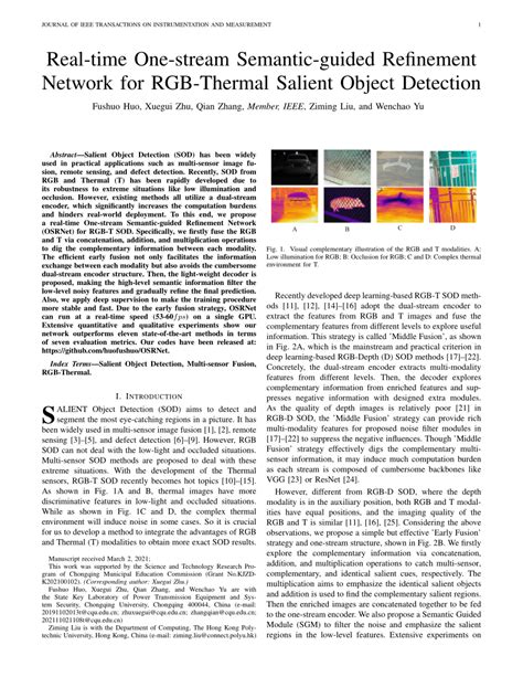 Pdf Real Time One Stream Semantic Guided Refinement Network For Rgb