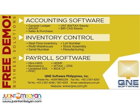 qne software philippines inc offering accounting software