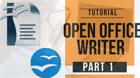 Openoffice Writer Tutorial Part 1 Youtube