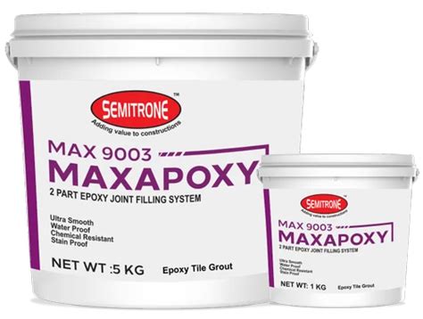 Maxapoxy Grout 2 Part Epoxy Joint Filling System 5 Kg Bucket At ₹ 4475