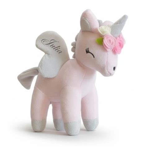 Roze Unicorn Knuffel Met Naam Metoo Dolls 30 Cm