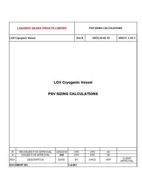 Psv Sizing Pdf Pressure Liquids