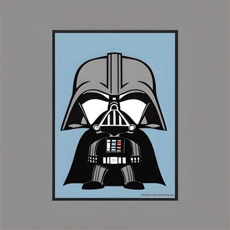 Chibi Darth Vader Graphic Creative Fabrica