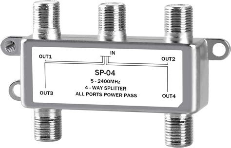 Coaxial Cable Splitter Newcare Coax Splitter 5 2400mhz