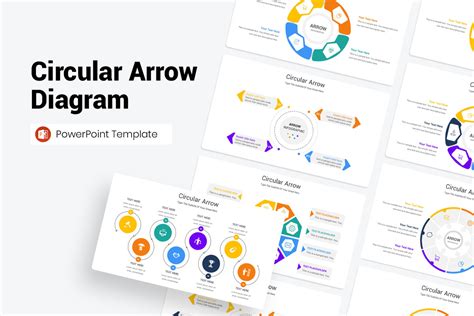 Circular Arrow Diagram PowerPoint Template Nulivo Market