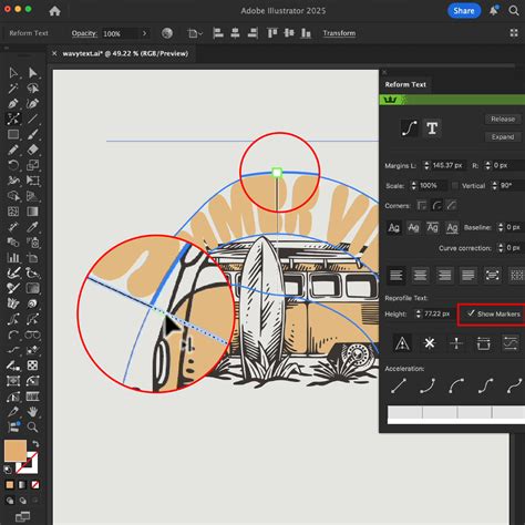 Type On A Path In Adobe Illustrator
