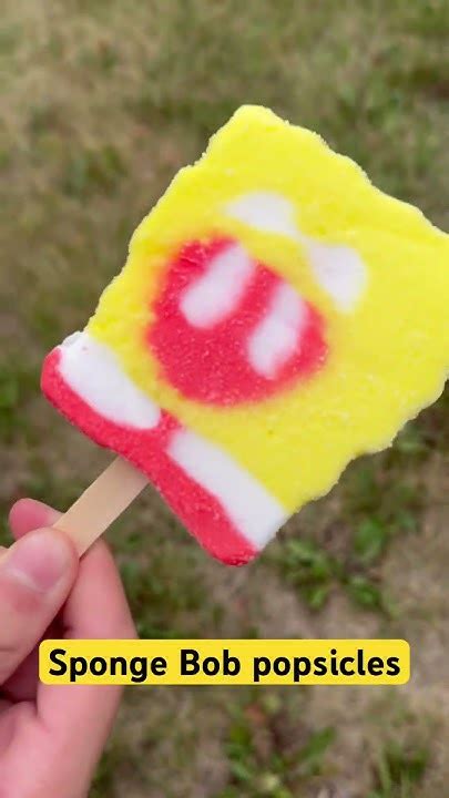 We Opened Sponge Bob Popsicles 😭 Spongebobpopsicle Funny Outdoors Trending Youtube