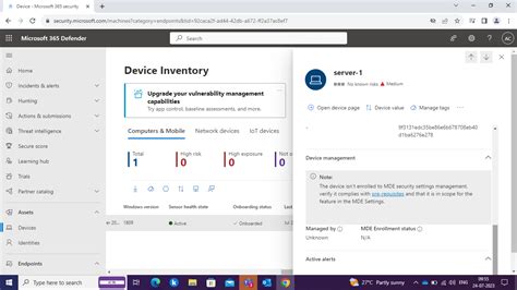 windows server onboarding issue to microsoft defender for endpoint