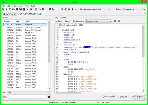 Help My First Custom Monster Has Sprite Error Editing Questions Doomworld