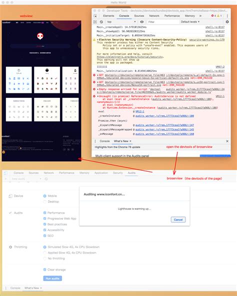 Lighthouse Audit Not Working In Electron 712 · Issue 21594 · Electronelectron · Github