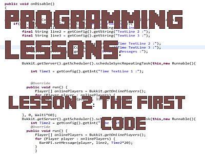 Bukkit Plugin Tutorial Your Very First Code Bukkit Plugin Tutorial Your Very First Code