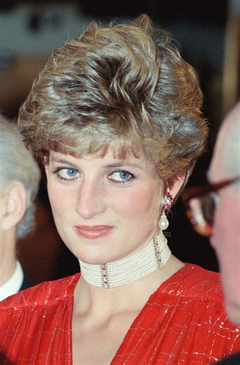 Princess Dianas Modern Ruby And Diamond Earrings Lady Diana