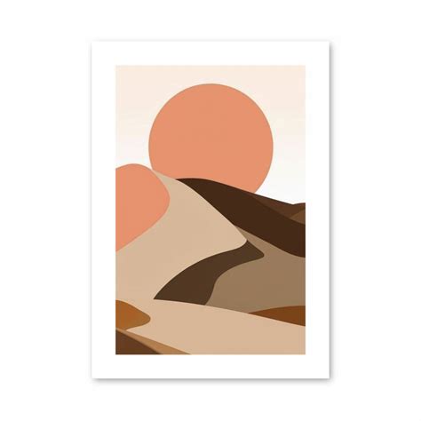 Poster Desert Minimalist Aesthetic Posters
