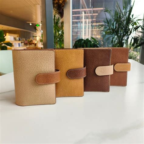 A7 Binder Planner Notebook Journal Agenda Diary Faux Leather Soft Cover