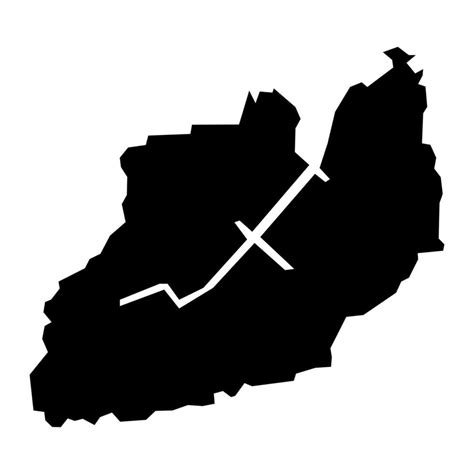 Sha Tin District Map Administrative Division Of Hong Kong Vector Illustration 34714912 Vector