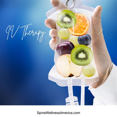 Dive Into The Refreshing Benefits Of Iv Therapy Spine And Wellness