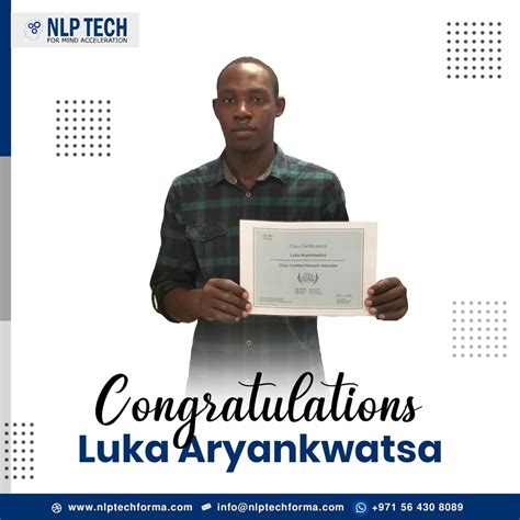 Nlp Tech Congratulations On Passing Your Ccna
