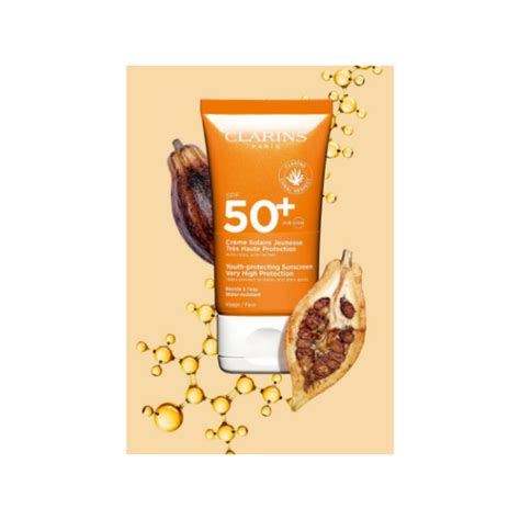 Clarins Spf 50 Crème Solaire Youth Protecting Sunscreen High