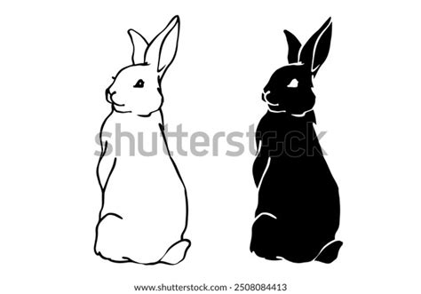 Hare Stencil Photos And Images Shutterstock