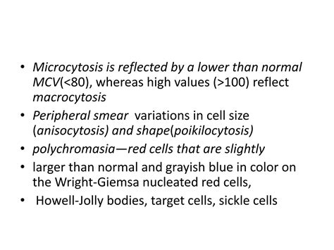 Define Describe And Classify Anemia Pptx