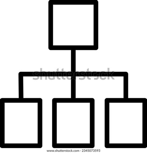 Business Flow Chart Outline Icon Stock Vector Royalty Free 2345073593 Shutterstock