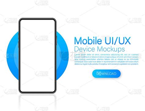 图标与移动用户界面和用户体验设计在红色背景的网页设计。应用程序界面模板。素材 花瓣网