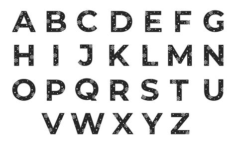 눈송이와 눈이 있는 이니셜 문자 크리스마스 새해 겨울 알파벳 디자인 컴퓨터 글자에 대한 스톡 벡터 아트 및 기타 이미지 컴퓨터 글자 0명 개념 Istock