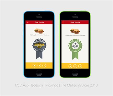 Mc Donald S Mcd App On Behance