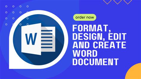 Format Design Create Type Edit Microsoft Word Document By Maheenjatoi Fiverr