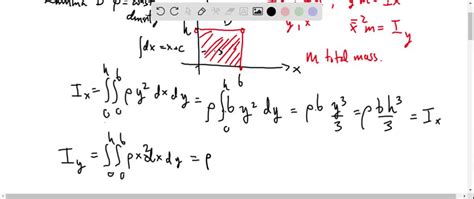 Solved A Lamina With Constant Density ρ X Y ρoccupies The Given Region Find The Moments Of