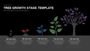 Tree Growth Stage PowerPoint Template And Keynote Slidesbazaar