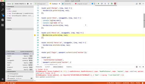 Breakpoints Disappears From Gutter When Debugging Node In Docker
