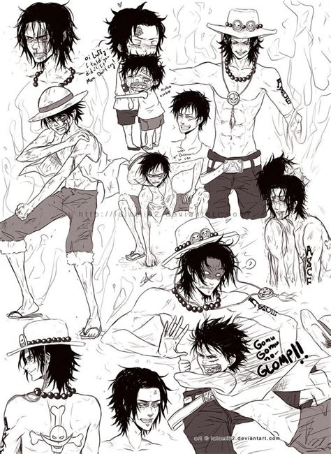 OP Luffy And Ace By Lalami On DeviantART Amore Anime Anime