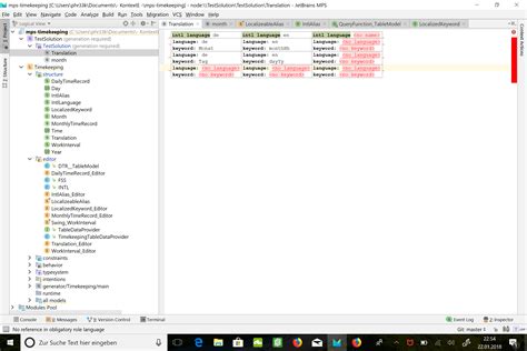 hierarchical table how do i set up customized behavior mps support