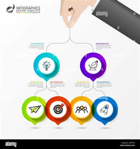 Infographic Design Template Creative Concept With 6 Steps Can Be Used For Workflow Layout