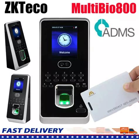 zkteco multibio800 tcp ip face fingerprint time attendance access