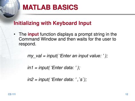 Ppt Matlab Basics Powerpoint Presentation Free Download Id6625444