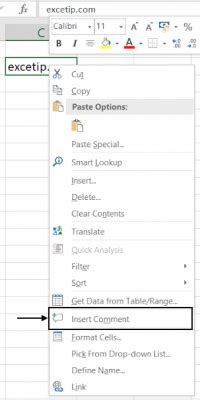 How To Add Picture In Comment In Excel