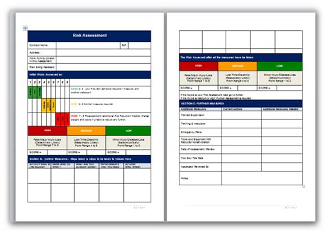 Method Statement Risk Assessment Template Free Free Printables Hub
