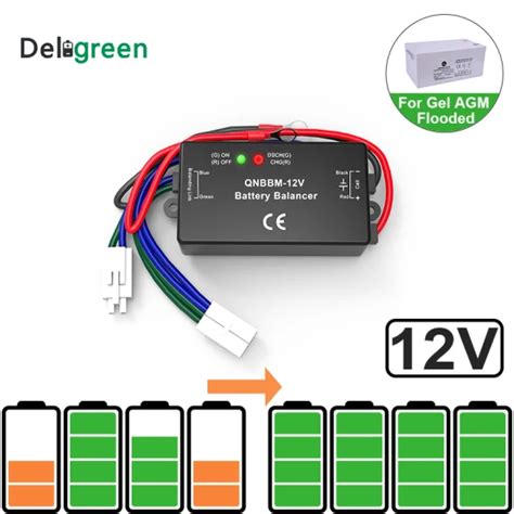 12v 24v Lifepo4 Cell Battery Voltage Equalizer Balance Waterproof Battery Equalizer Balancer