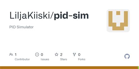 GitHub Liljakiiski Pid Sim PID Simulator